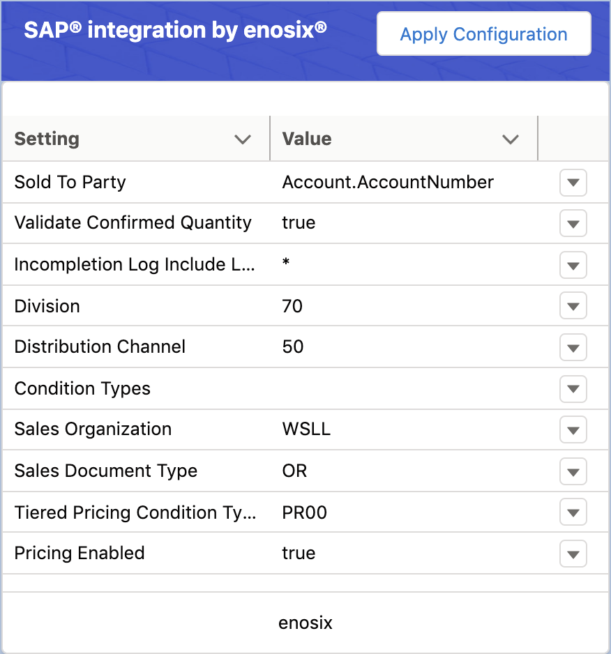 Features | enosix Product Documentation Features | enosix Product Documentation